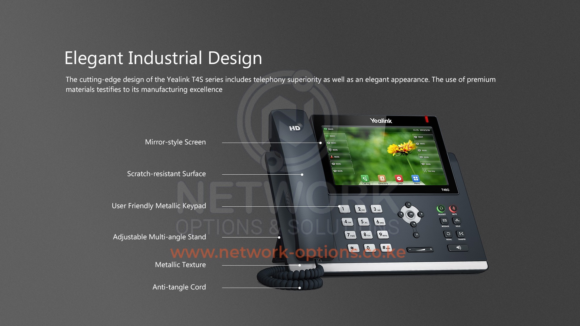 Yealink SIP T48S T4 Series IP Phone | Network Options & Solutions Ltd