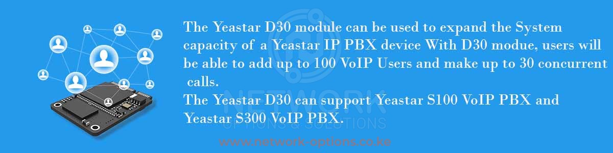 Yeastar D30 Module to expand System Capacity | Network Options ...