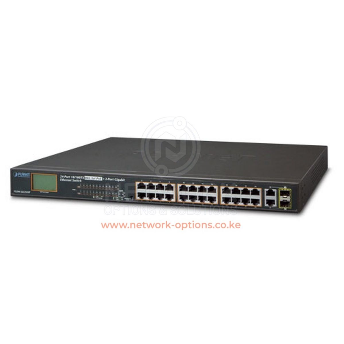 Planet FGSW-2622VHP 24-Port PoE + 2-Port Gig + 2 SFP Switch | Network ...