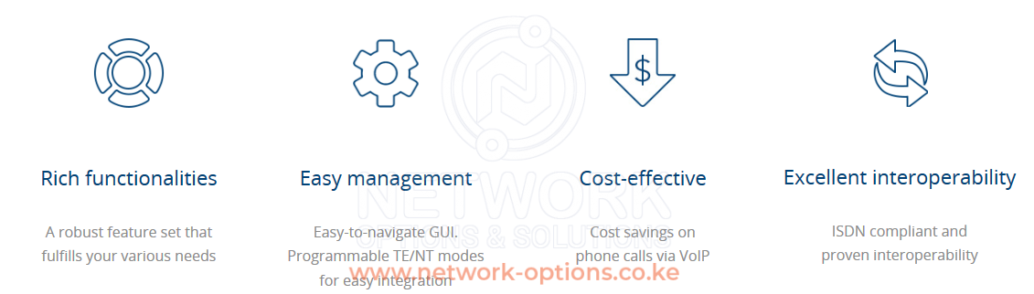 Yeastar TB200 BRI VoIP Gateway | Network Options & Solutions Ltd