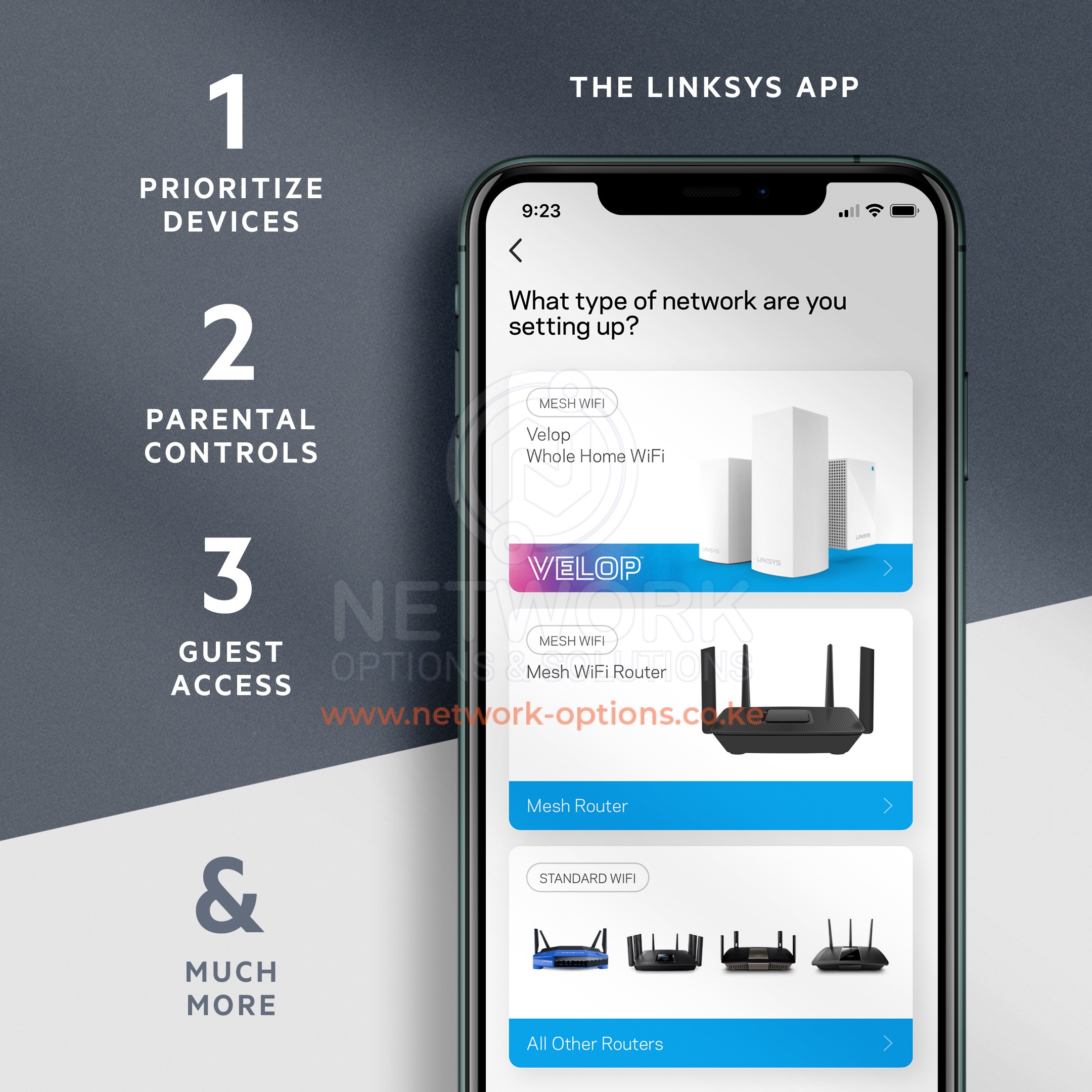 Linksys Mesh WiFi 6 Router (MR7350) | Network Options & Solutions Ltd